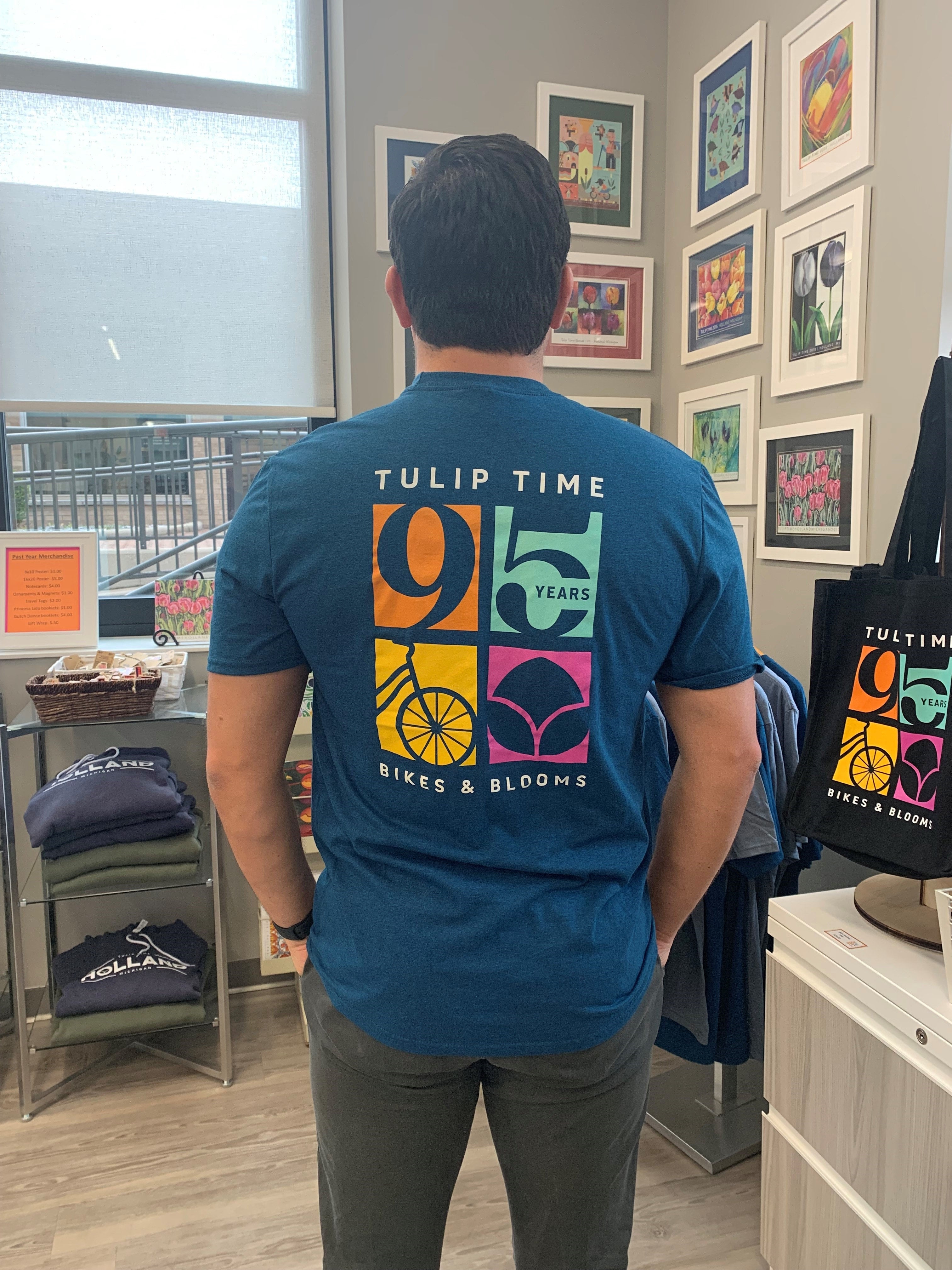 95th logo tee | Tulip Time